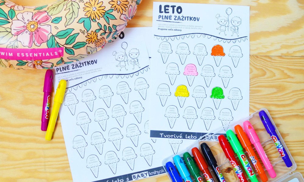 Predlohy, úlohy, omaľovánky na vytlačenie zadarmo | Babyknihy